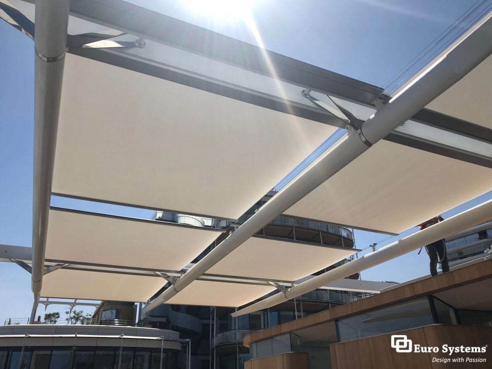 What are tensioned roller blinds systems?