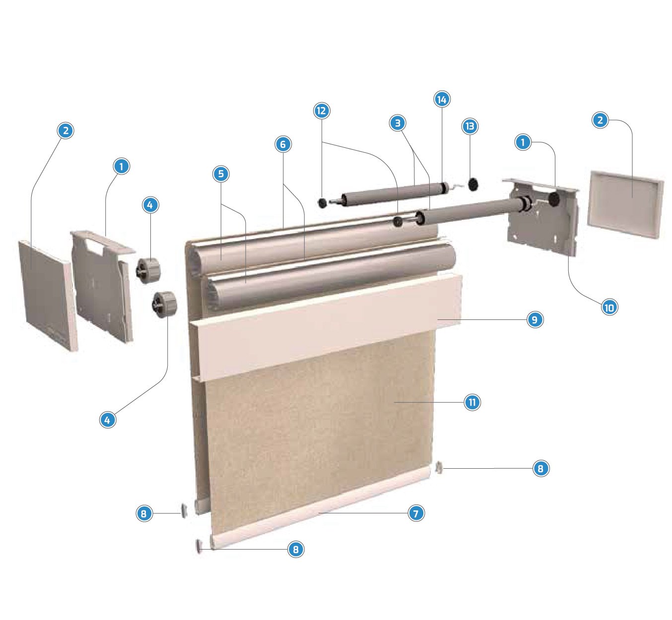 Serena® Motorized Blinds