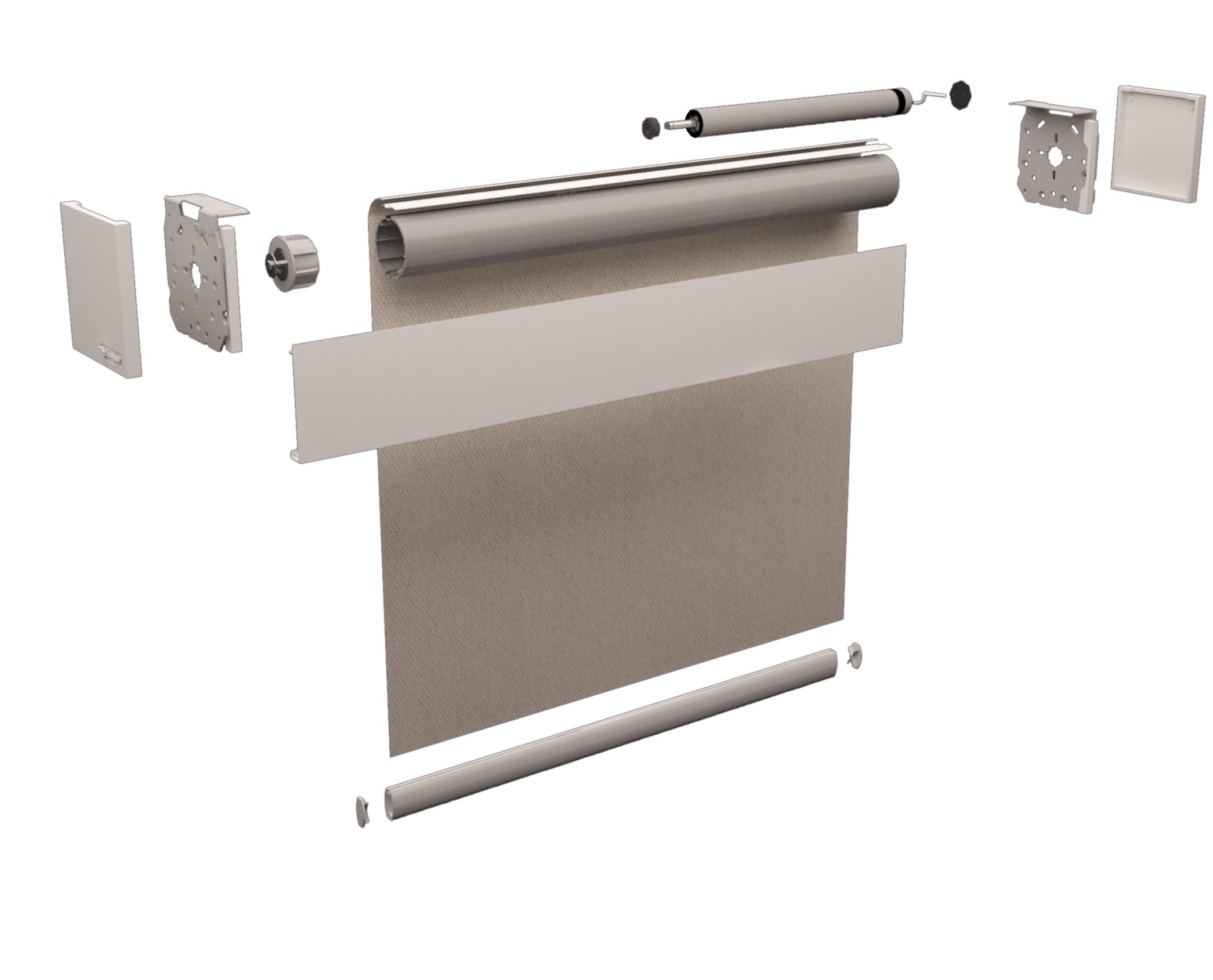 Motorized Roller Blind Serena® System | Euro Systems Dubai, UAE